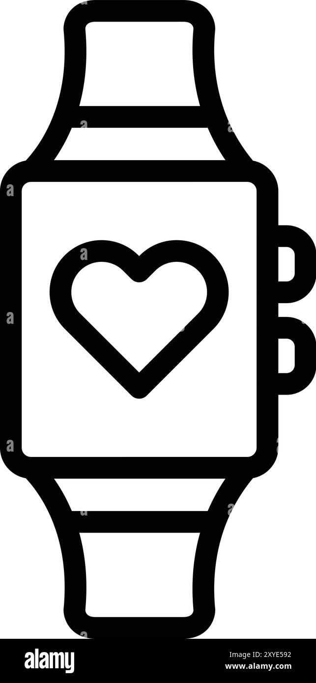 Smart watch Vector Icon Design Illustration Stock Vector Image & Art ...