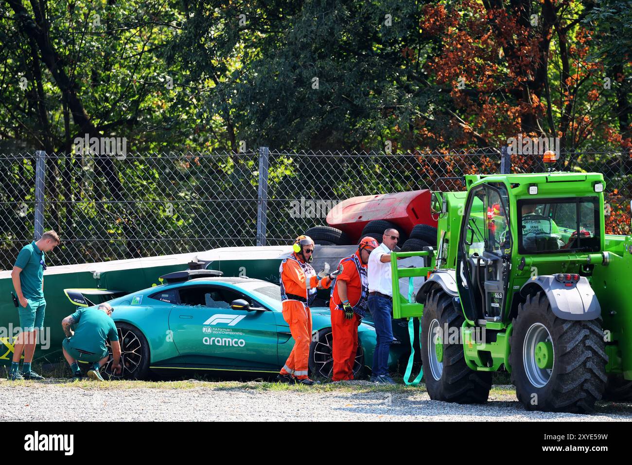 Monza, Italy, 29/04/2024, Monza, Italy. 29th Aug, 2024. The Aston ...