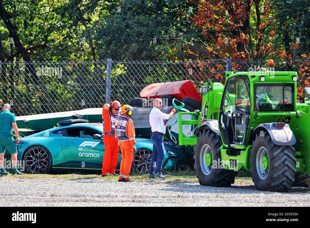 Monza, Italy, 29/04/2024, Monza, Italy. 29th Aug, 2024. The Aston ...