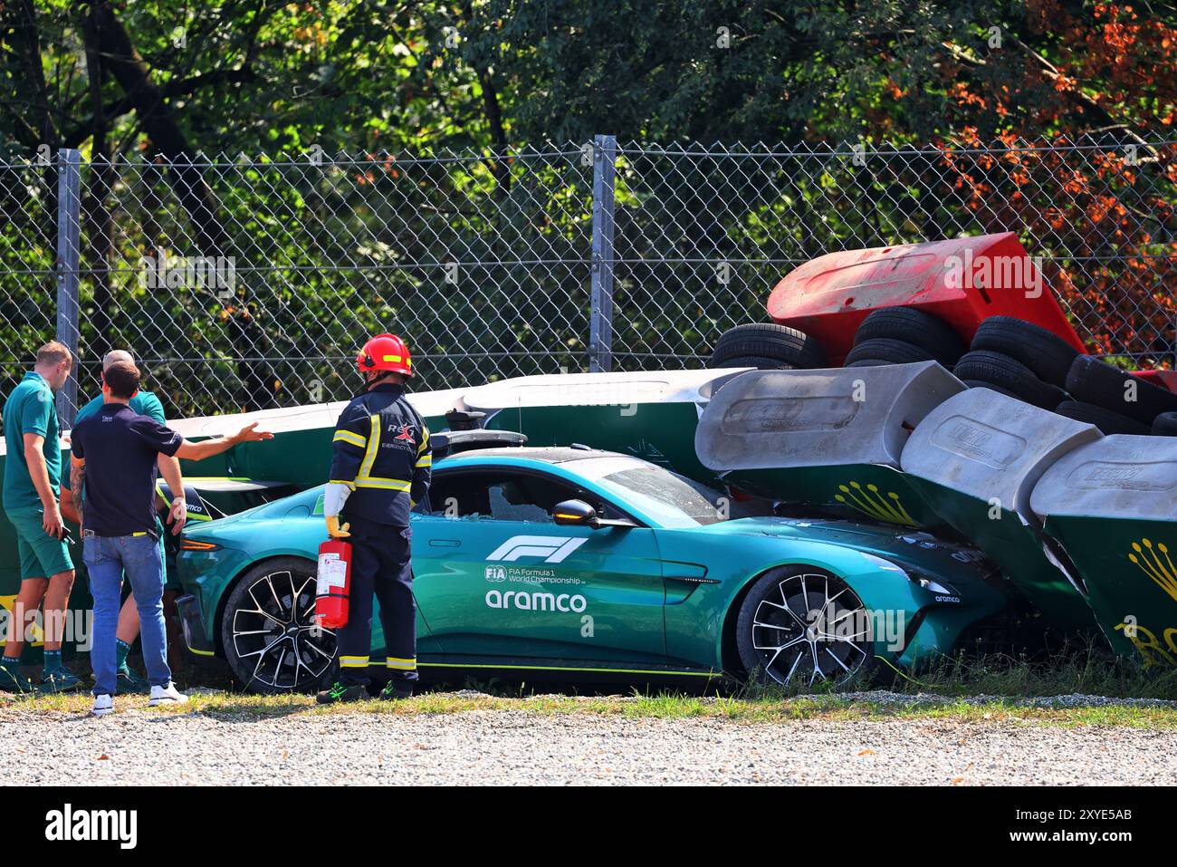 Monza, Italy, 29/04/2024, Monza, Italy. 29th Aug, 2024. The Aston ...