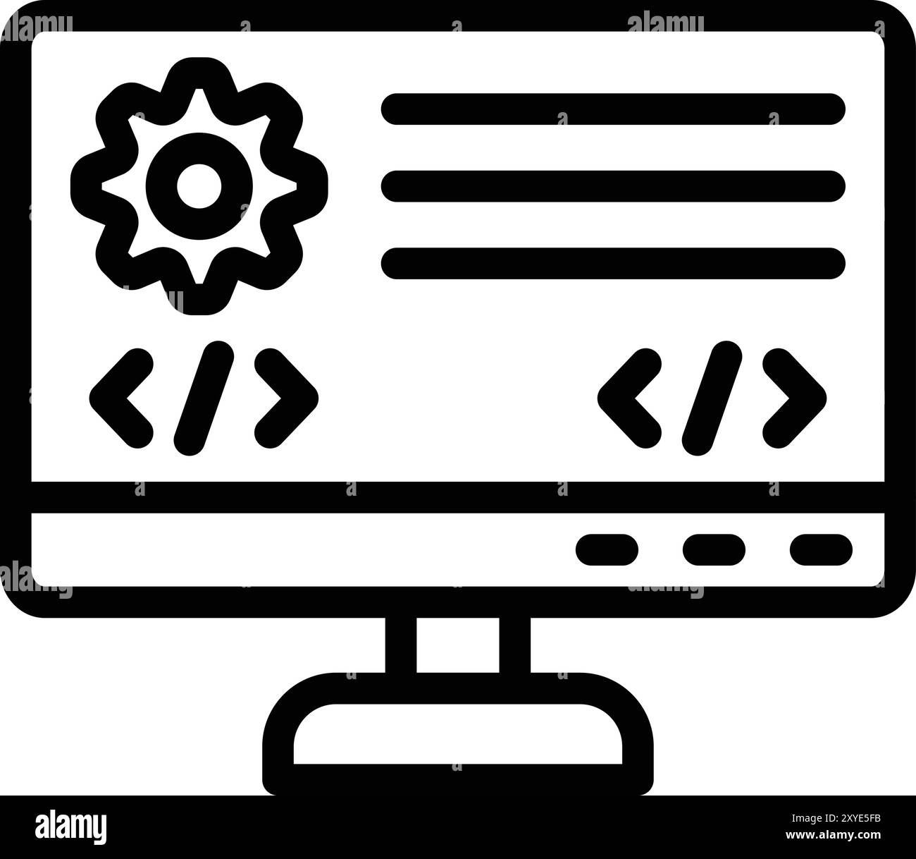 Backend vector vectors hi-res stock photography and images - Alamy
