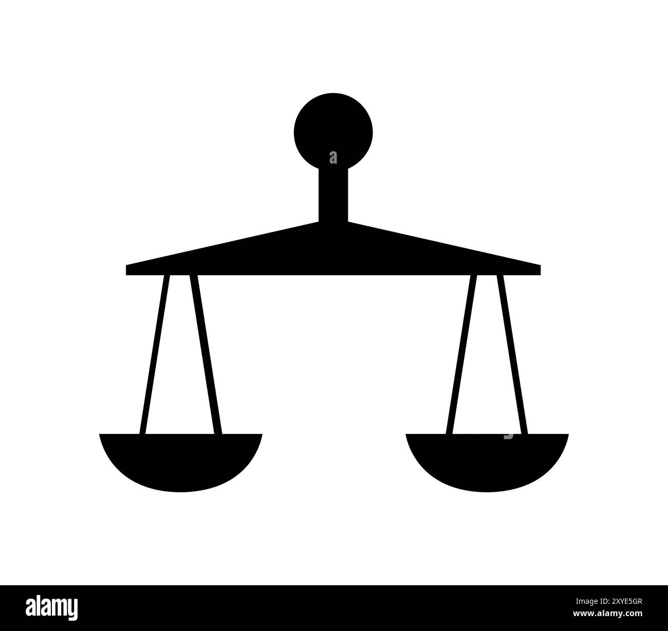 Weight scale icon illustrated in vector on white background Stock Photo ...