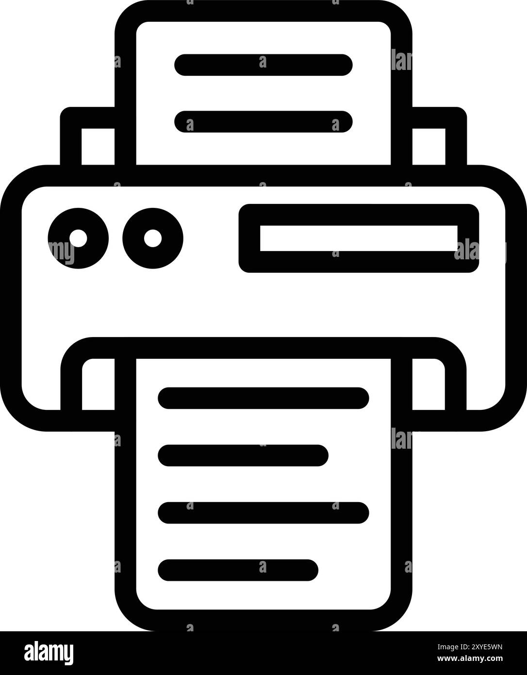 Printer clipart Black and White Stock Photos & Images - Alamy