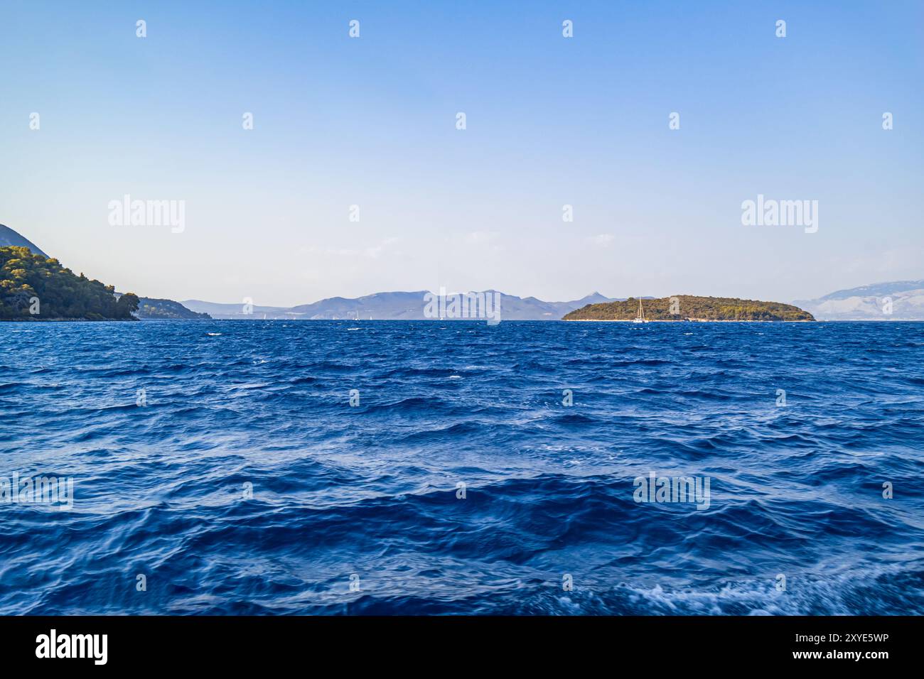 Experience stunning turquoise waters boat hi-res stock photography and ...