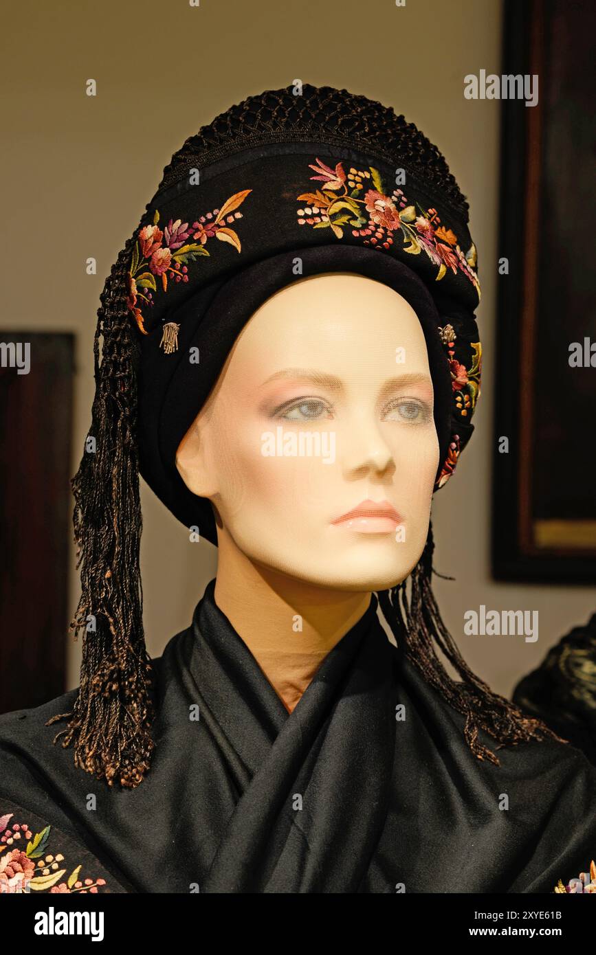 Traditional Frisian traditional costume, Wyk auf Foehr, Schleswig ...