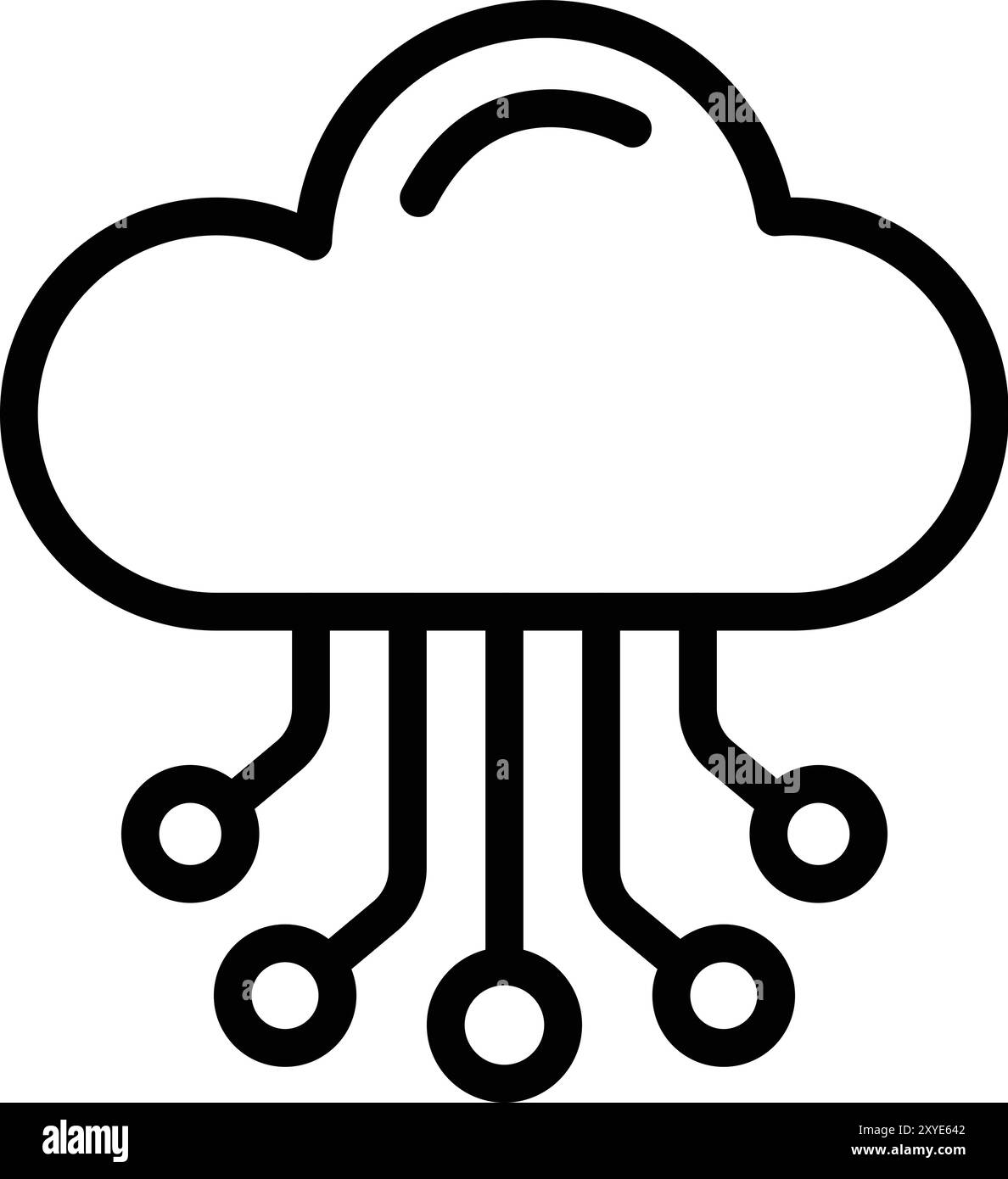 Cloud computing clipart Stock Vector Images - Alamy