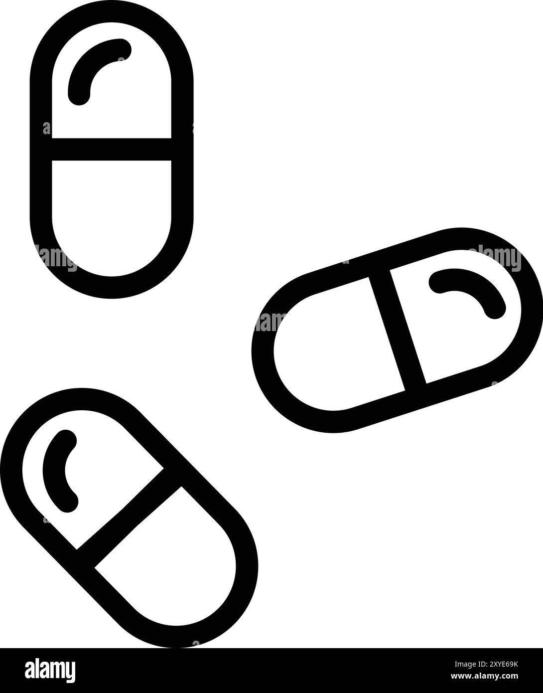 Capsule vector hi-res stock photography and images - Alamy