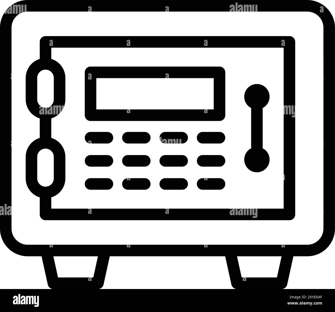 Safe box icon image Stock Vector Images - Alamy