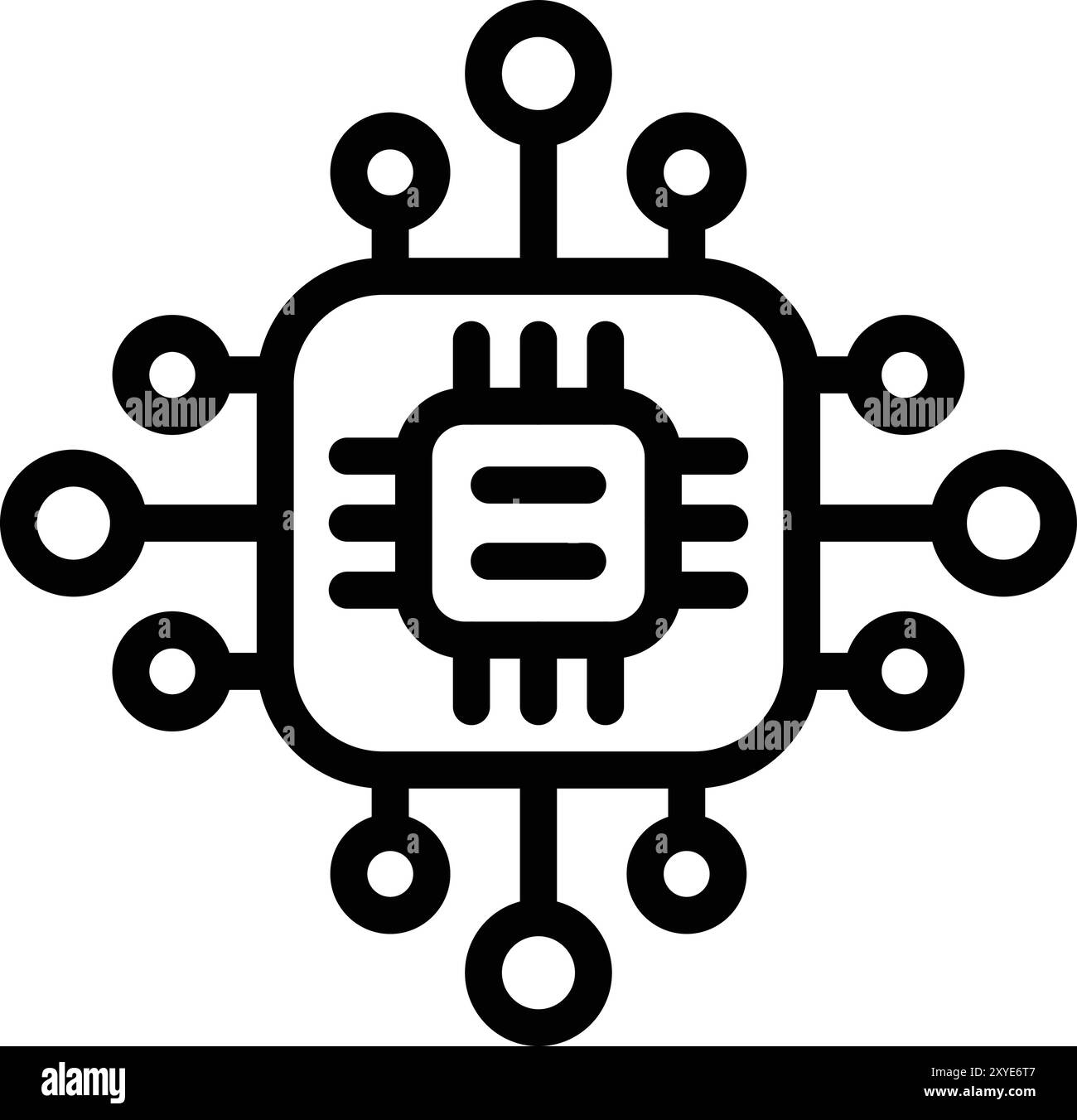 Computer microprocessor Black and White Stock Photos & Images - Alamy