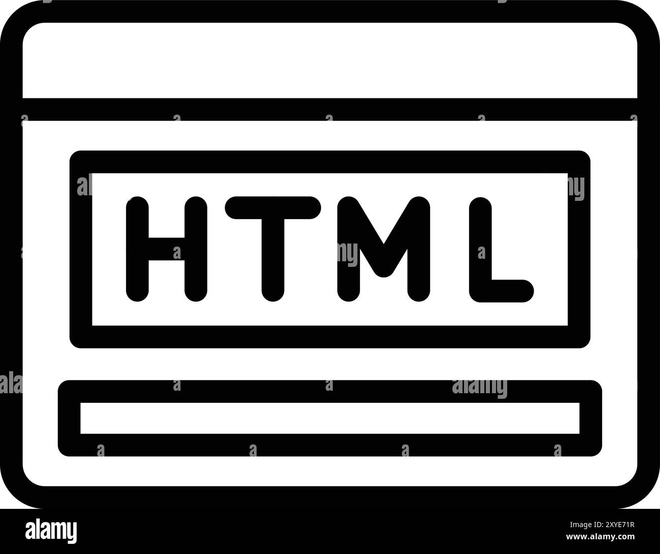 Html vector vectors hi-res stock photography and images - Alamy