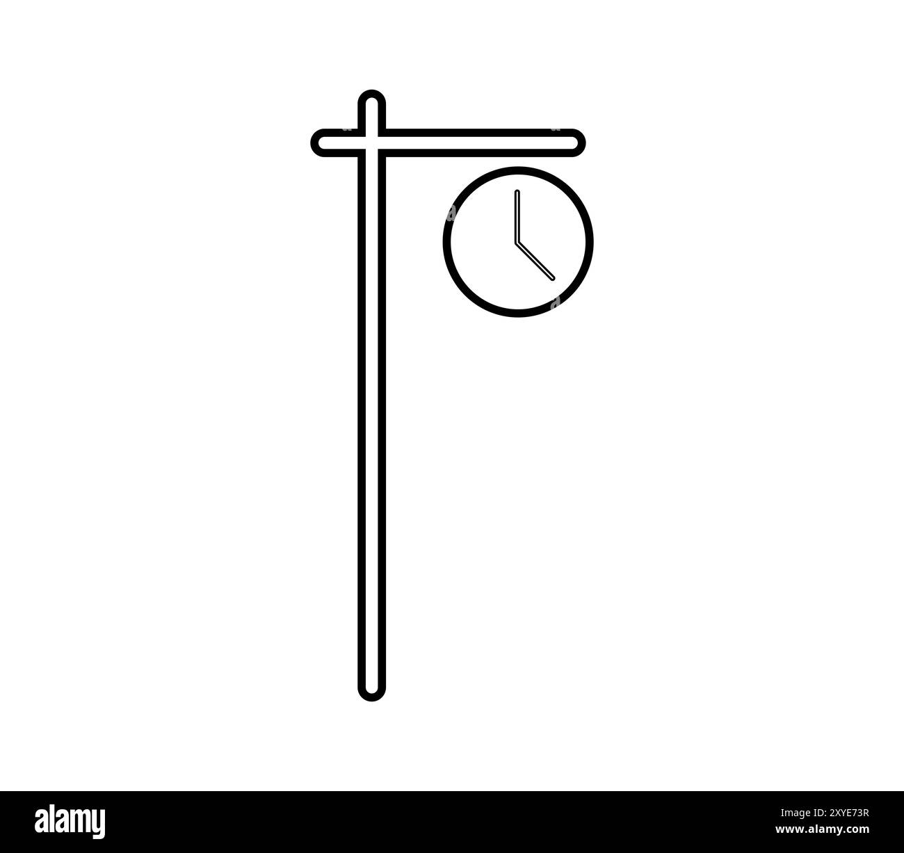 Station clock icon illustrated in vector on white background Stock ...