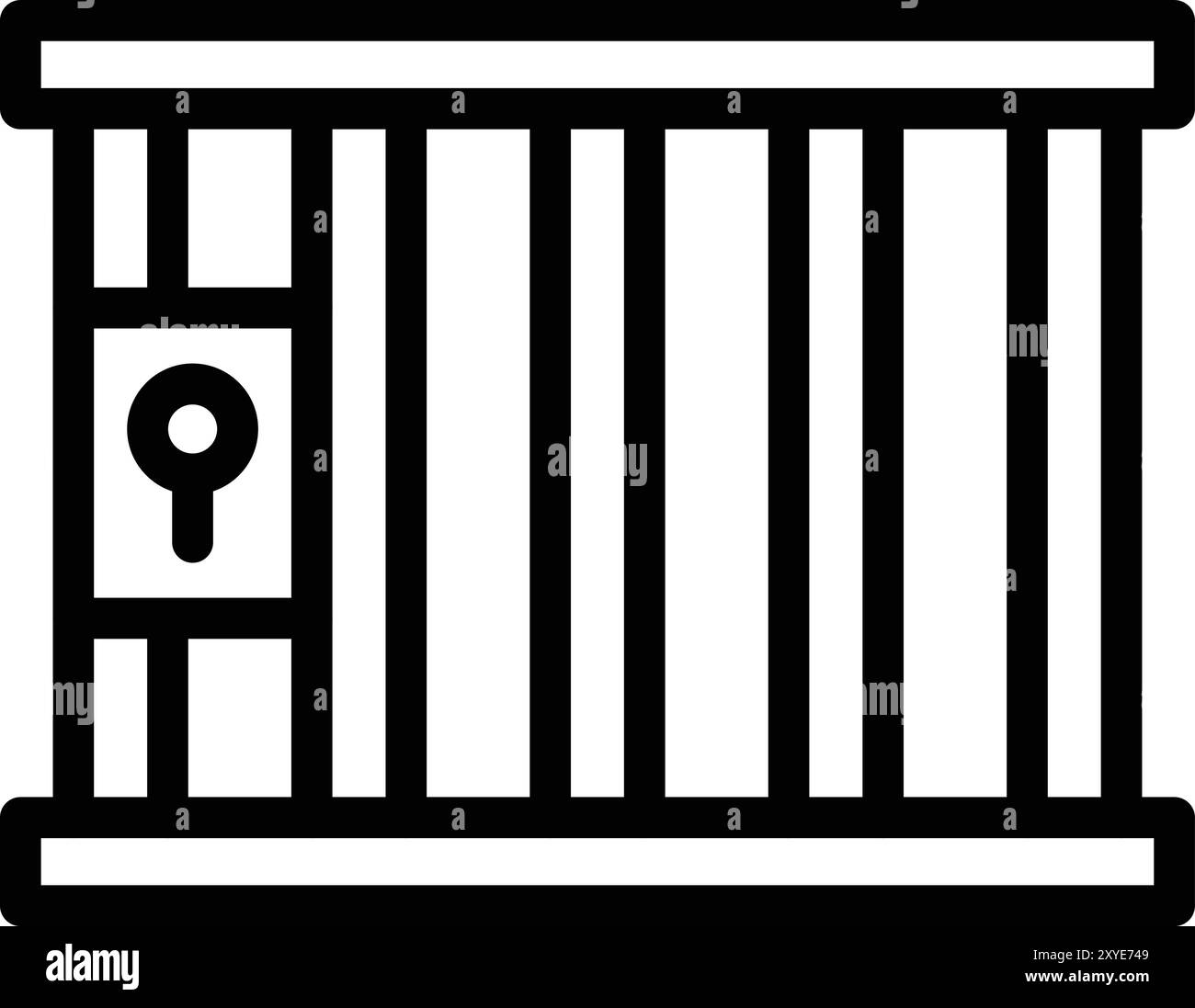 Jail vector vectors hi-res stock photography and images - Alamy