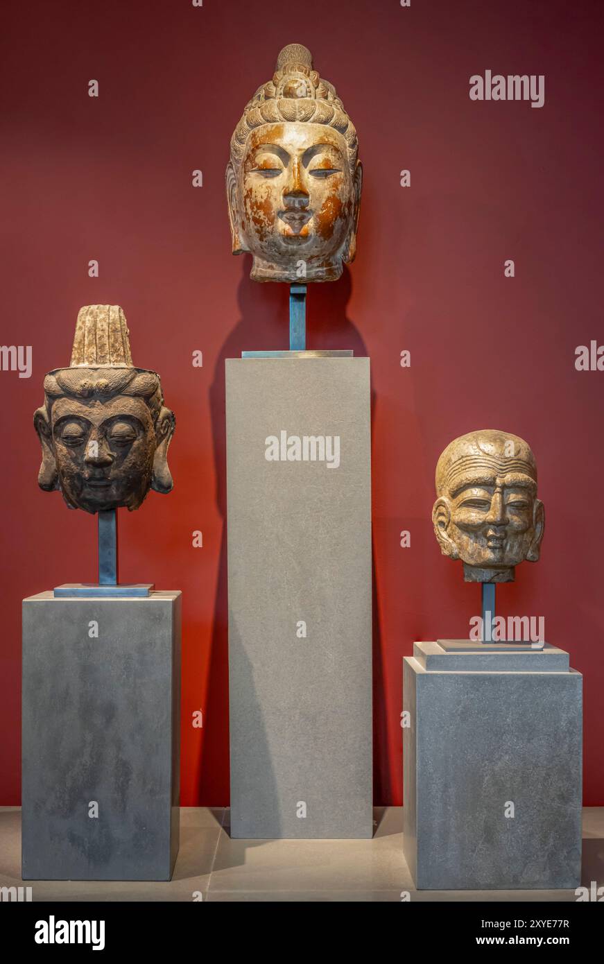 Paris, France - 07 20 2024: Cernuschi museum. Buddha Bodhisattva and ...