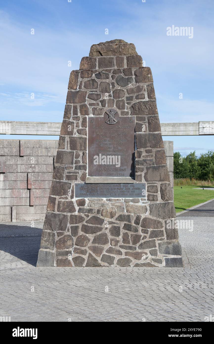 The historic site of the Battle of Bannockburn, Stirling, Scotland in ...