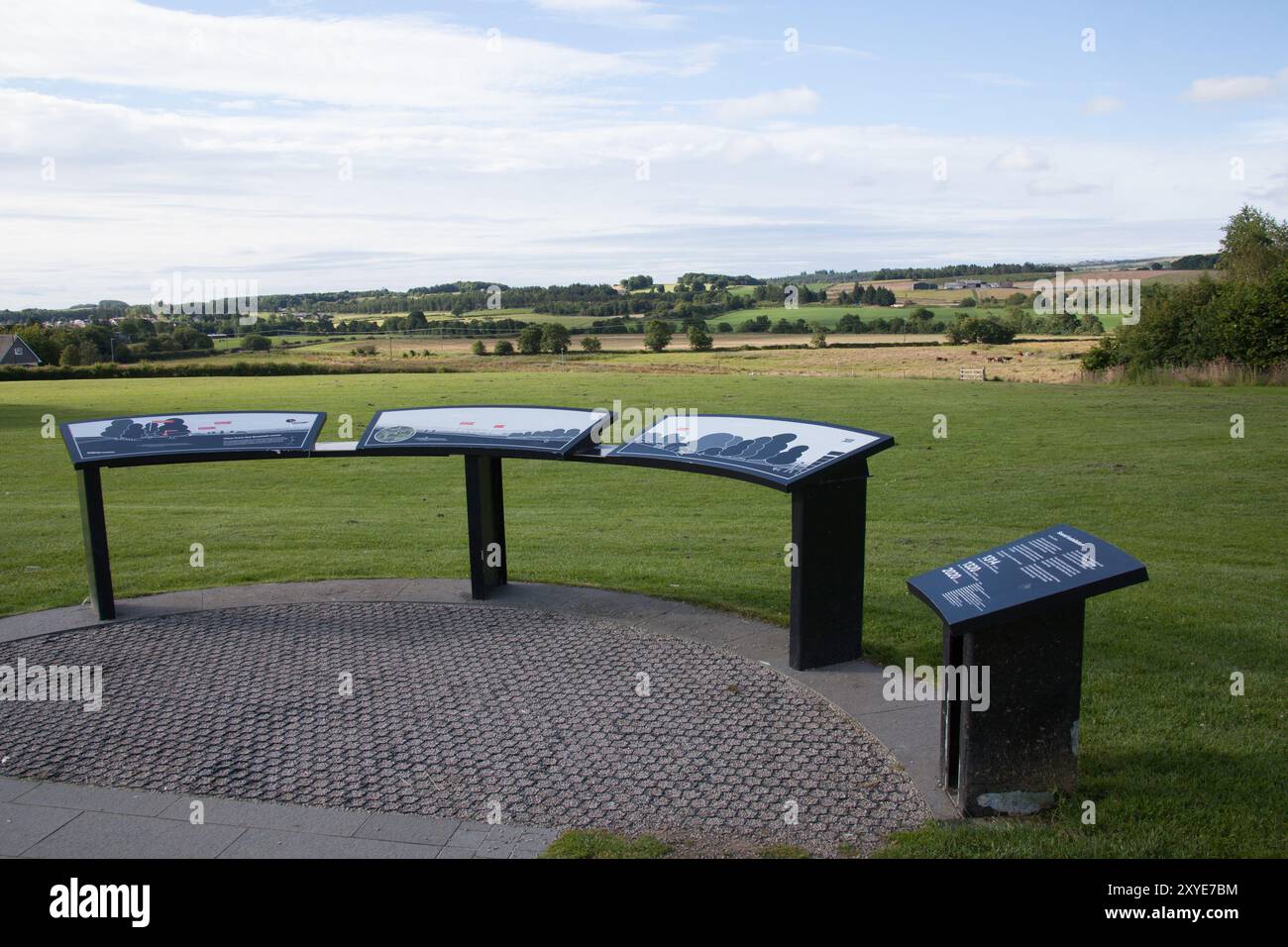 The historic site of the Battle of Bannockburn, Stirling, Scotland in ...