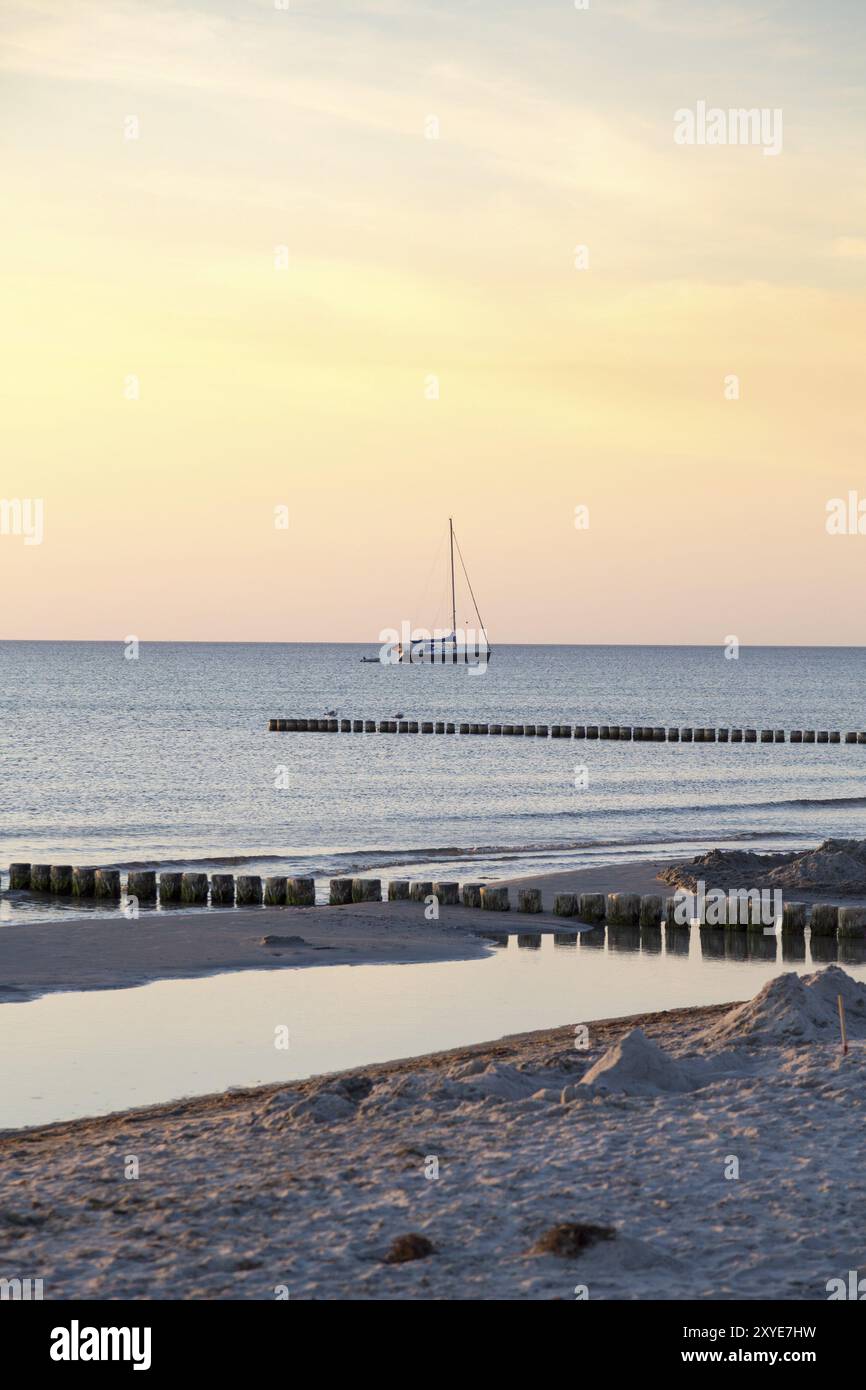 Sails in sunset baltic hi-res stock photography and images - Alamy