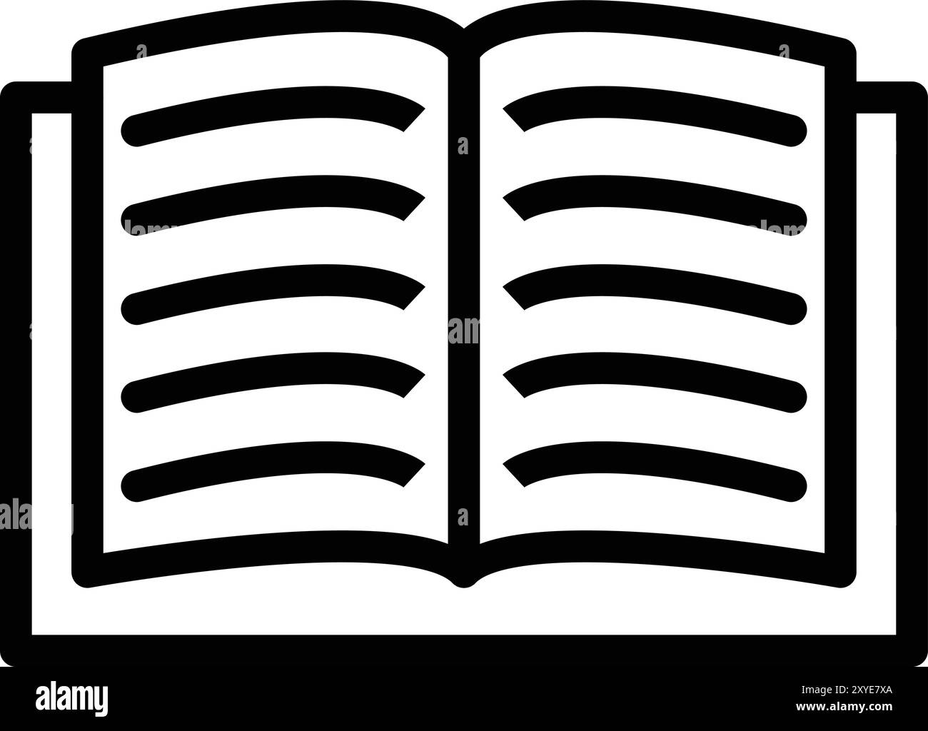 Book collection vector vectors Cut Out Stock Images & Pictures - Alamy