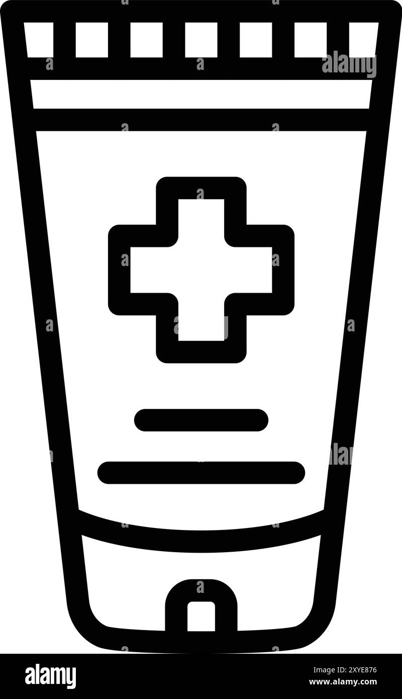 Medical ointment vector vectors hi-res stock photography and images - Alamy