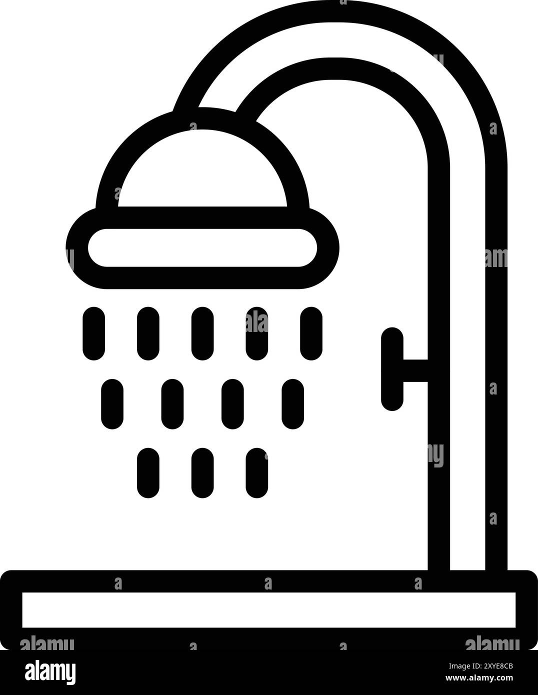 Shower vector vector vectors hi-res stock photography and images - Alamy