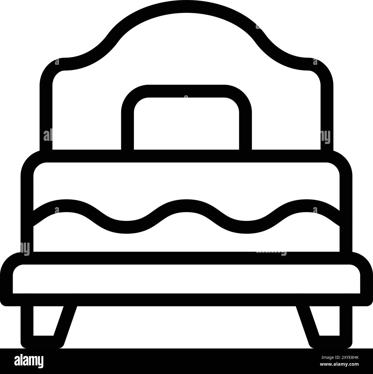 Single bed Stock Vector Images - Alamy