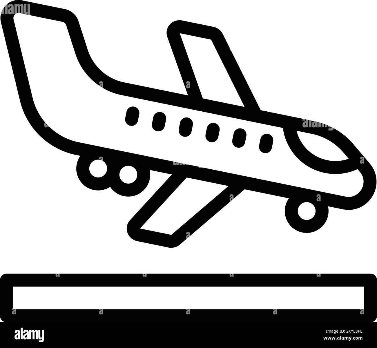 Plane style vector vectors Stock Vector Images - Alamy