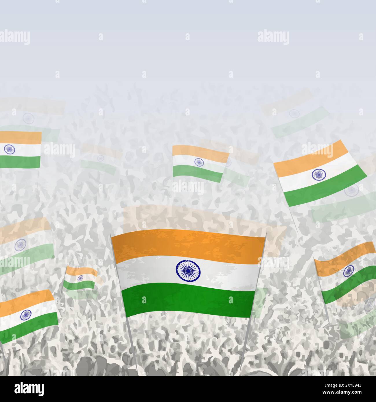 Indian crowded Stock Vector Images - Alamy