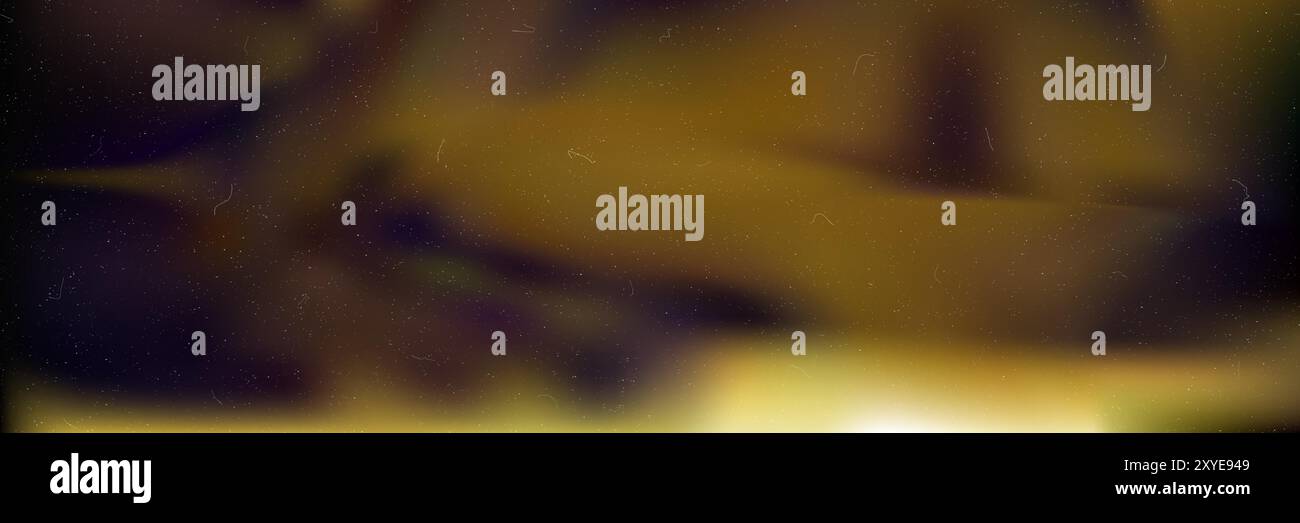 Old exposed scratched photo film. Dirty sepia bg with darkening at the ...