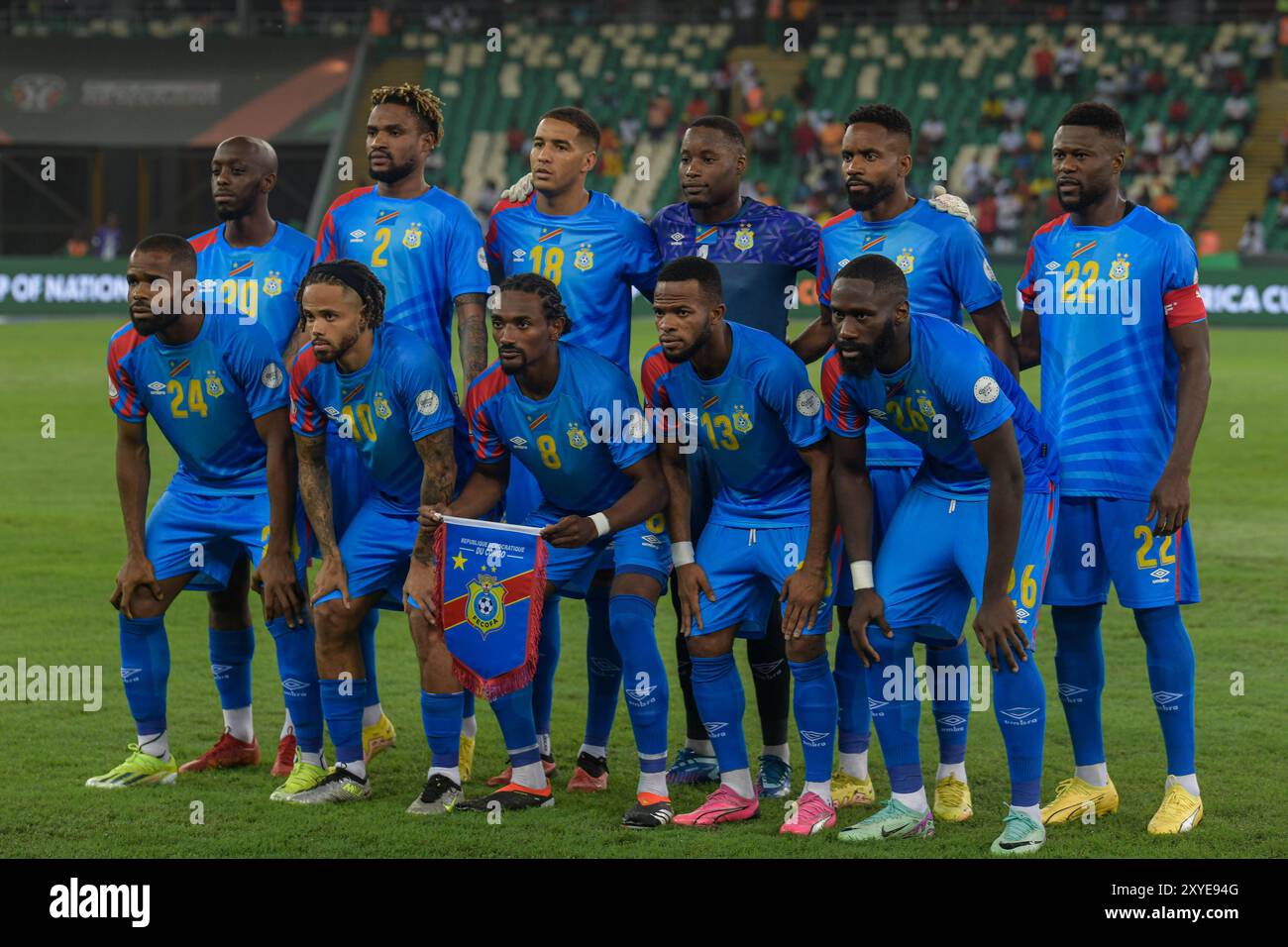 ABIDJAN, COTE D IVOIRE - FEBRUARY 2; Congo during the TotalEnergies Caf ...