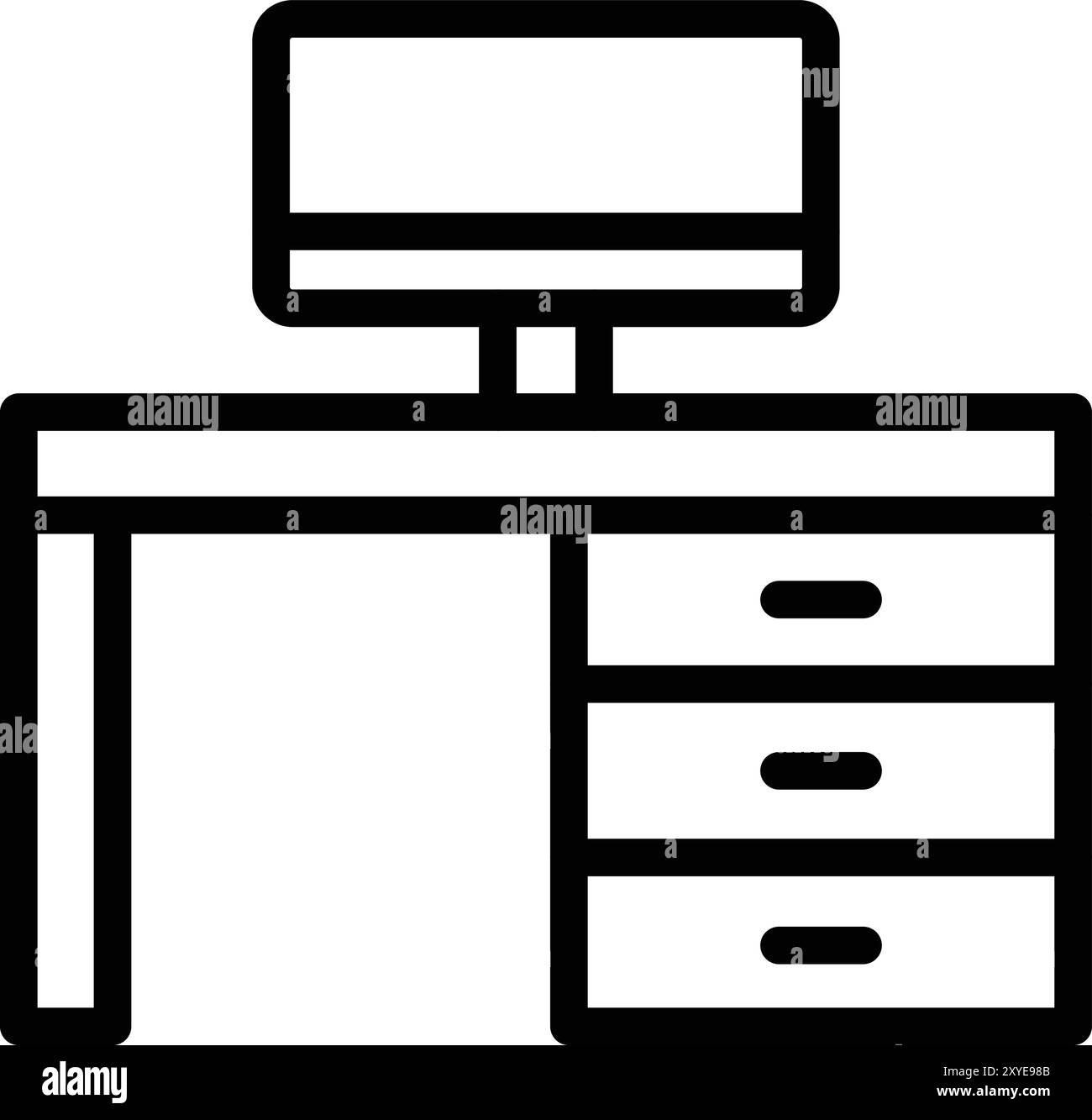 Trendy workspace Black and White Stock Photos & Images - Alamy