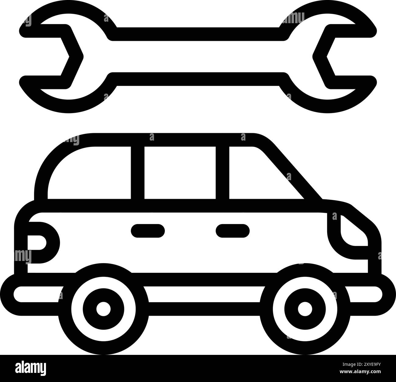 Car maintenance vector vectors hi-res stock photography and images - Alamy