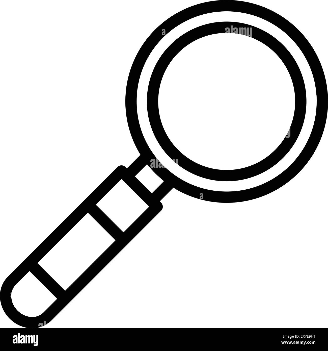 Magnifying Glass Vector Icon Design Illustration Stock Vector Image ...
