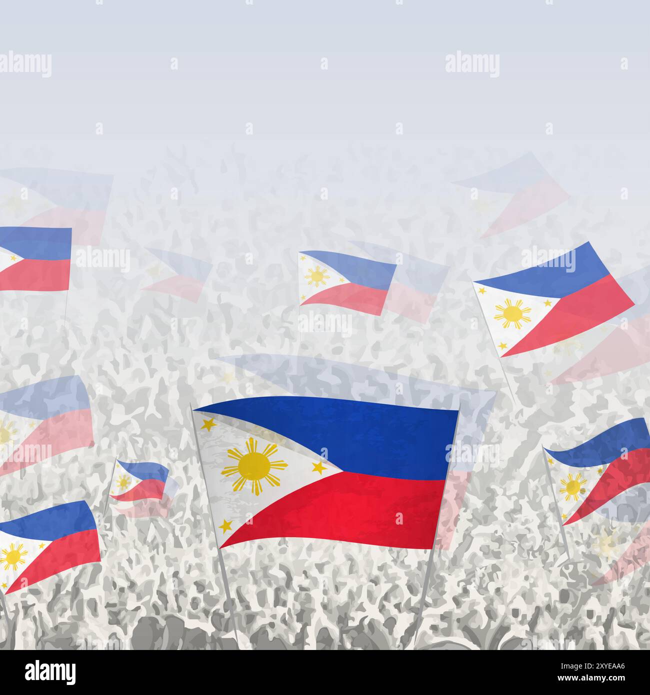 Filipino crowd Stock Vector Images - Alamy