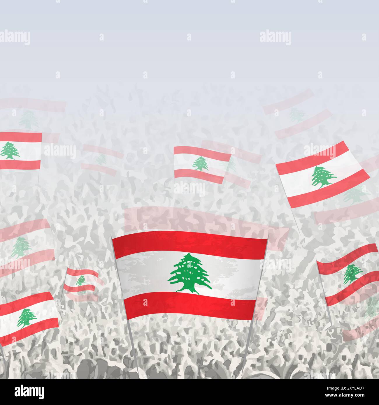 Large waving flag of lebanon hi-res stock photography and images - Alamy
