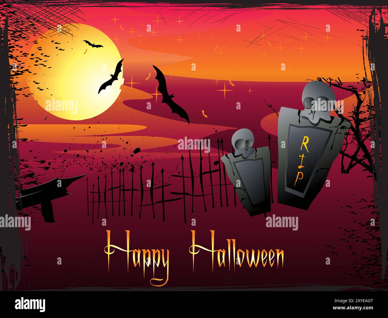 Full moon written in Stock Vector Images - Alamy