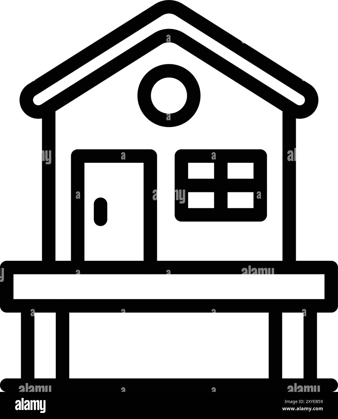 Cottage vector vectors Cut Out Stock Images & Pictures - Alamy
