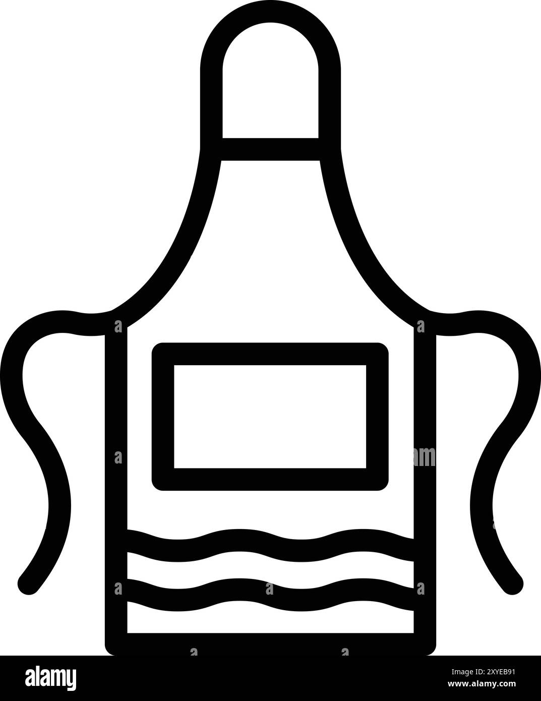 Apron Vector Icon Design Illustration Stock Vector Image & Art - Alamy