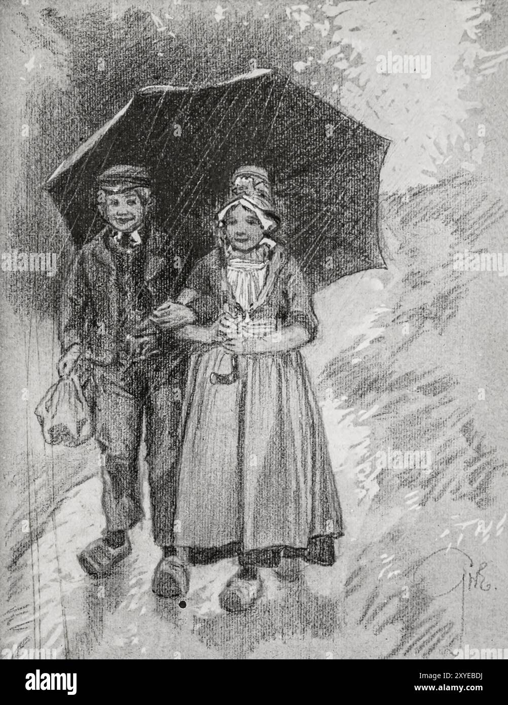 A Rainy Sunday The forest of Arden colorized painted by George Wharton ...