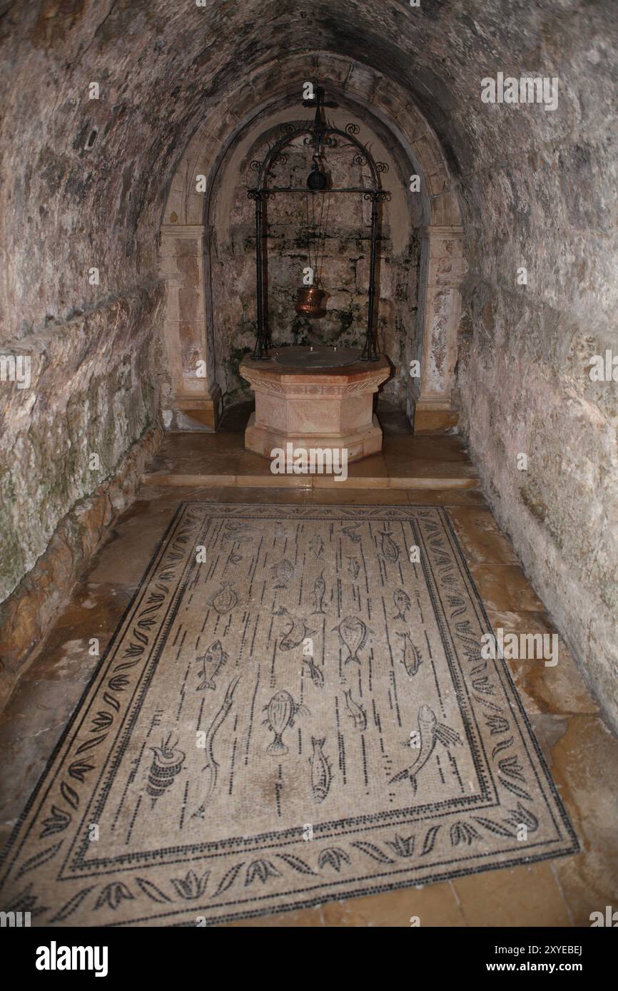 Crypt in the Church of Visitation in Ein Karem Jerusalem, from the well ...