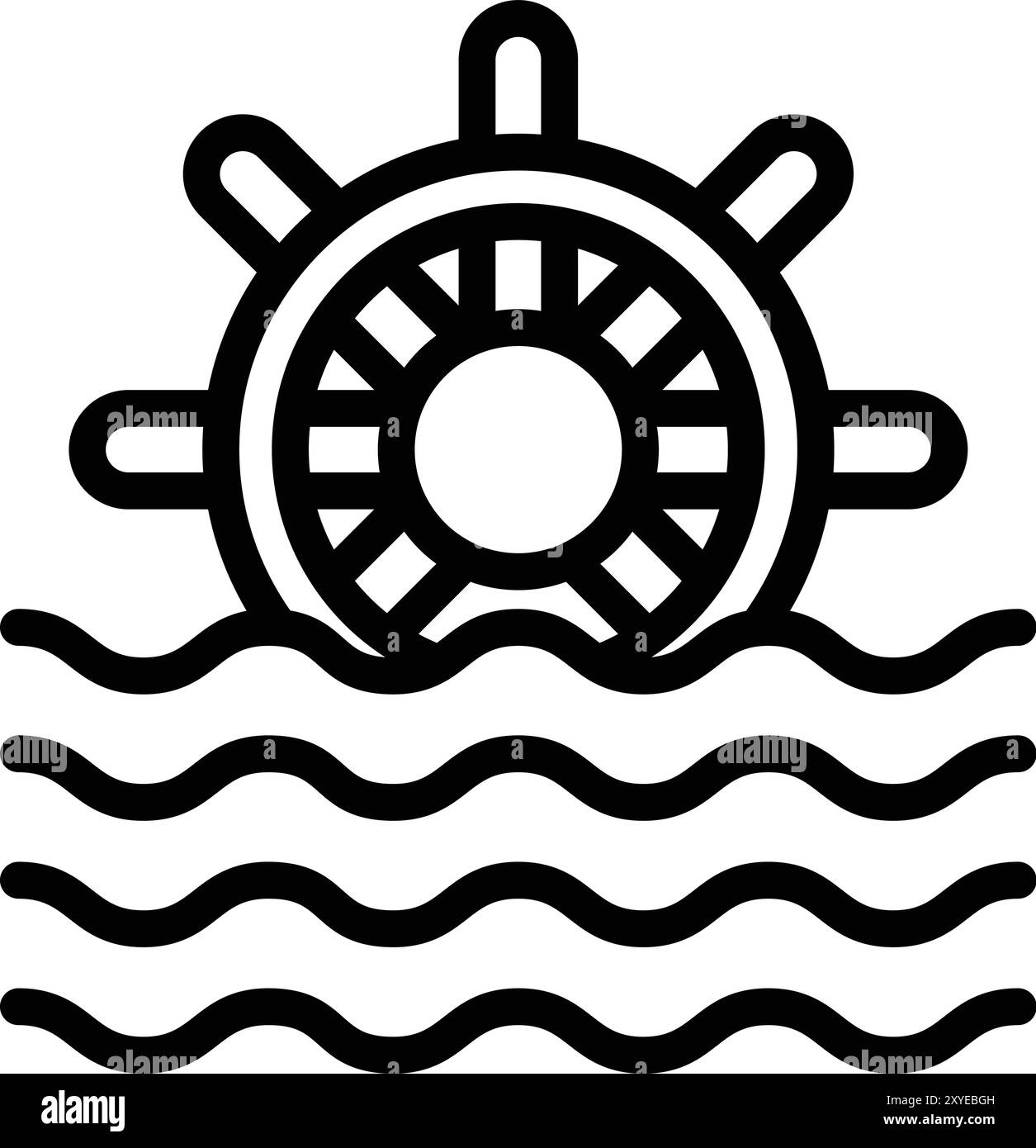 Water mill Stock Vector Images - Alamy