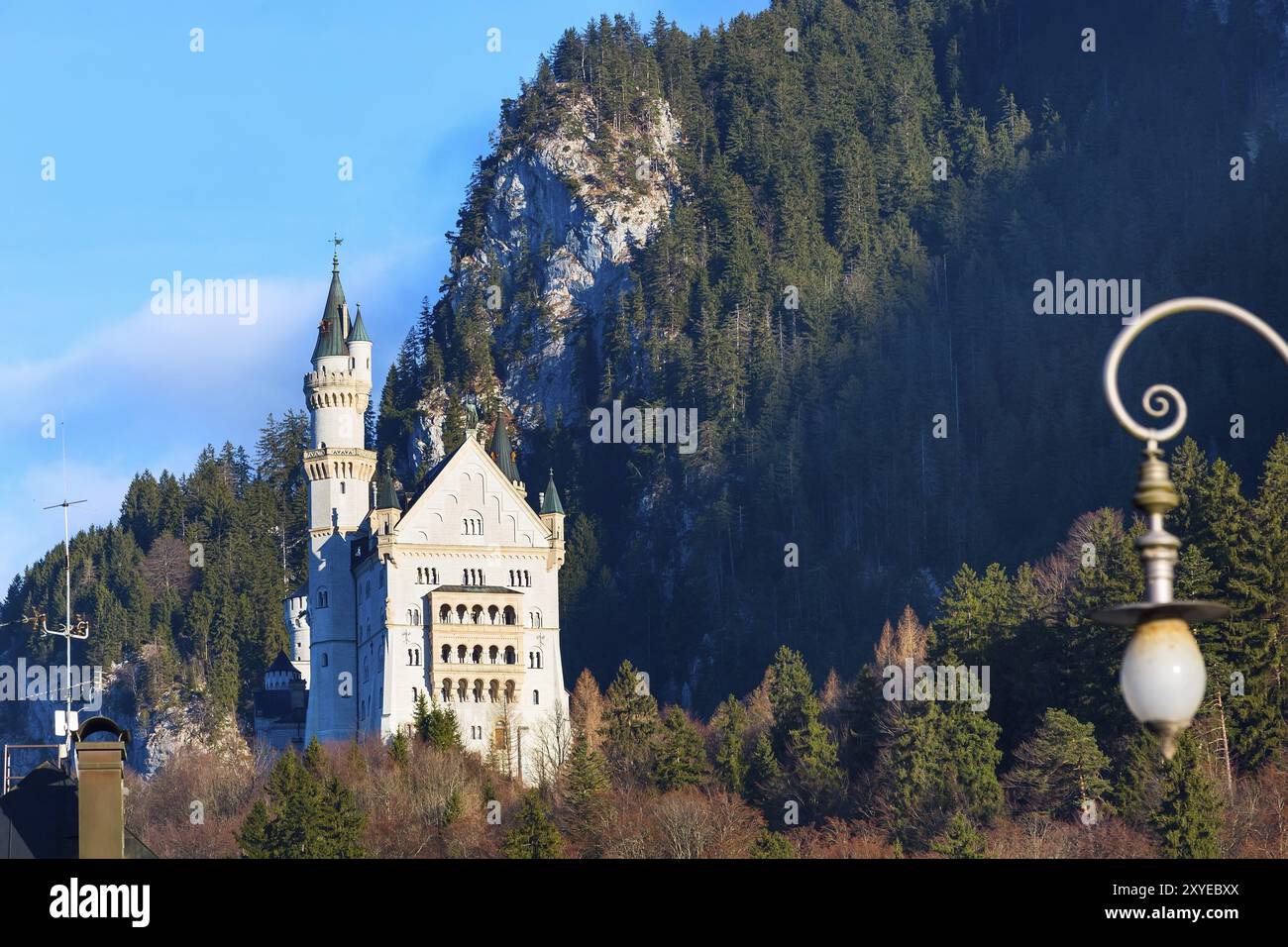 Neuschwanstein Castle the famous castle in Germany located in Fussen ...