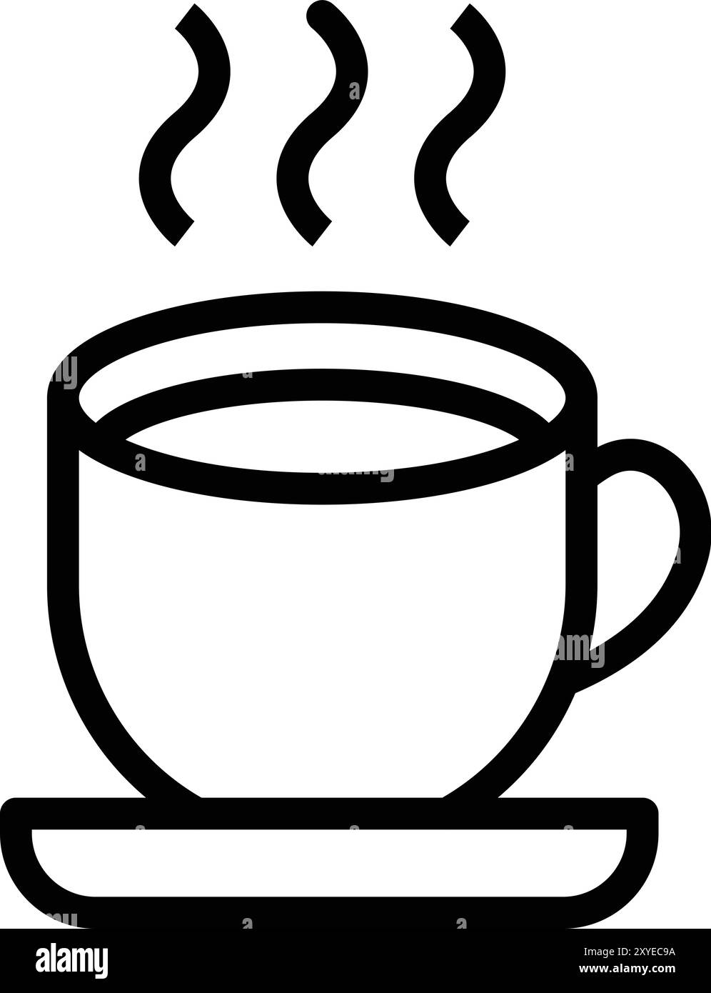 Editable tea cup icons hi-res stock photography and images - Alamy