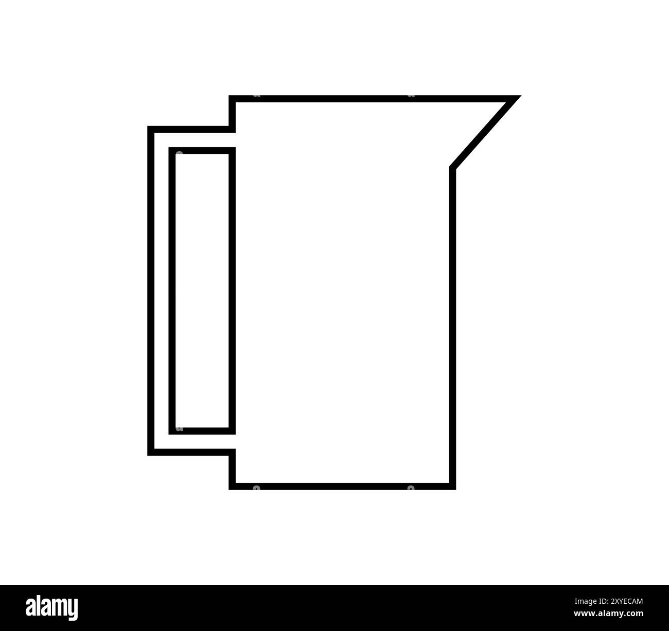 Water glass icon in Black and White Stock Photos & Images - Alamy