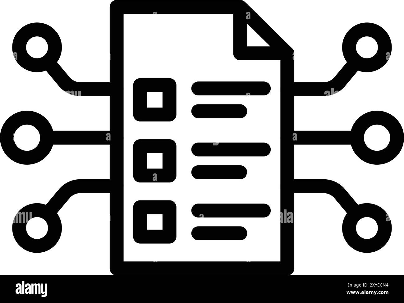 Smart contracts vector vectors Stock Vector Images - Alamy