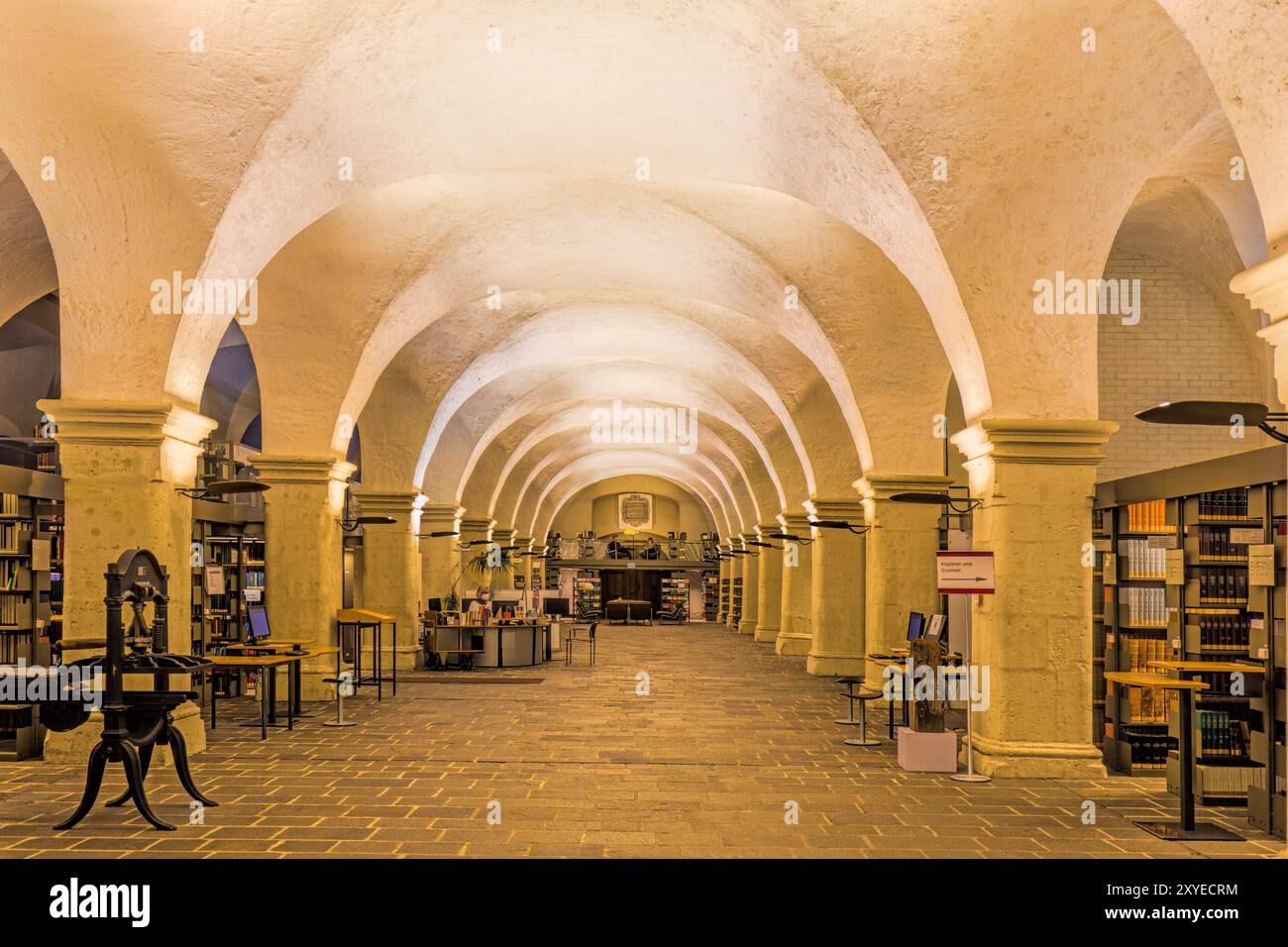 Library in the Armoury, Wolfenbuettel Stock Photo - Alamy