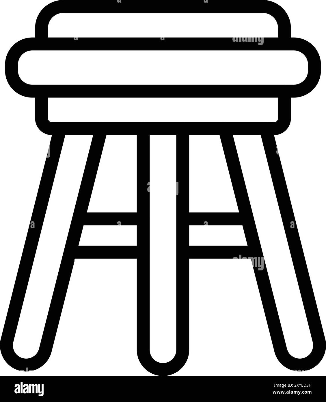 Stool vector hi-res stock photography and images - Alamy