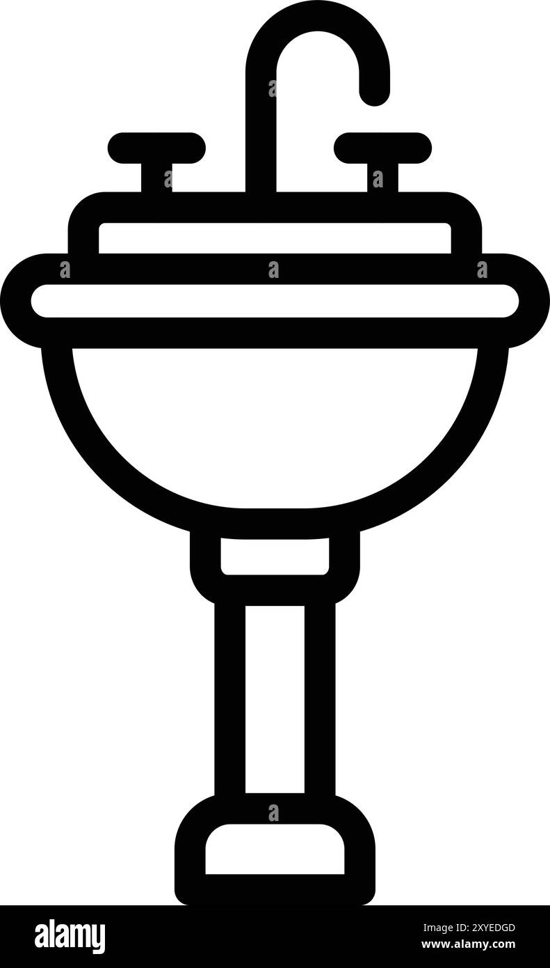 Sink Vector Icon Design Illustration Stock Vector Image & Art - Alamy