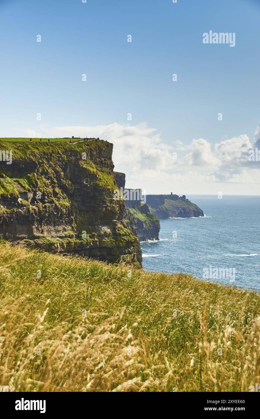 Cliffs of moher in county Clare, Ireland. One of the most popular ...