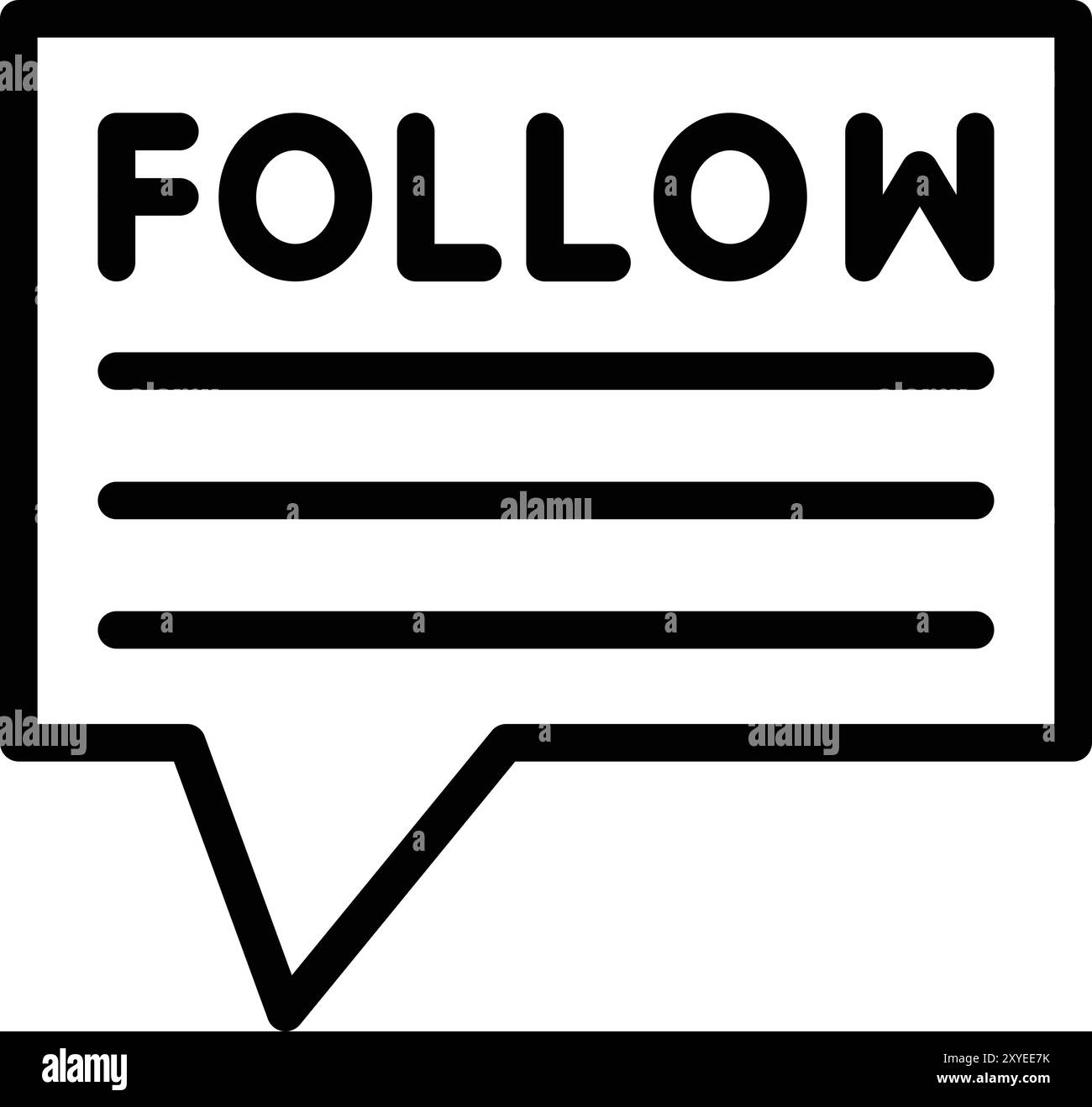 Follow image Stock Vector Images - Alamy