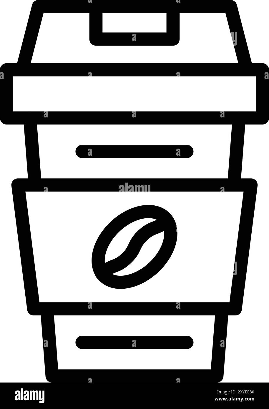 Perfect coffee cup logo Stock Vector Images - Alamy
