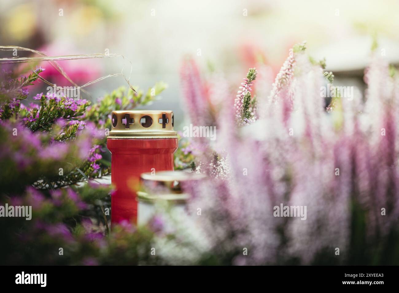 Graves decorated for the holidays hi-res stock photography and images ...